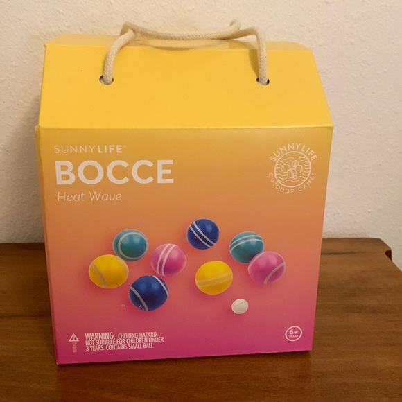 Sunnylife Sydney Australia | Games | Bocce Set Heat Wave Natural Wood ...